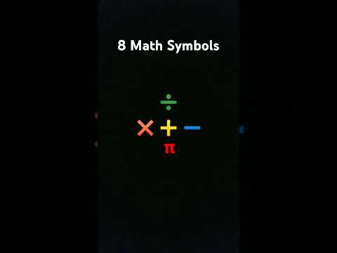 All 8 math symbols:) #Trend #Math