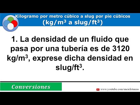 Conversión de kg/m3 a slug/ft3