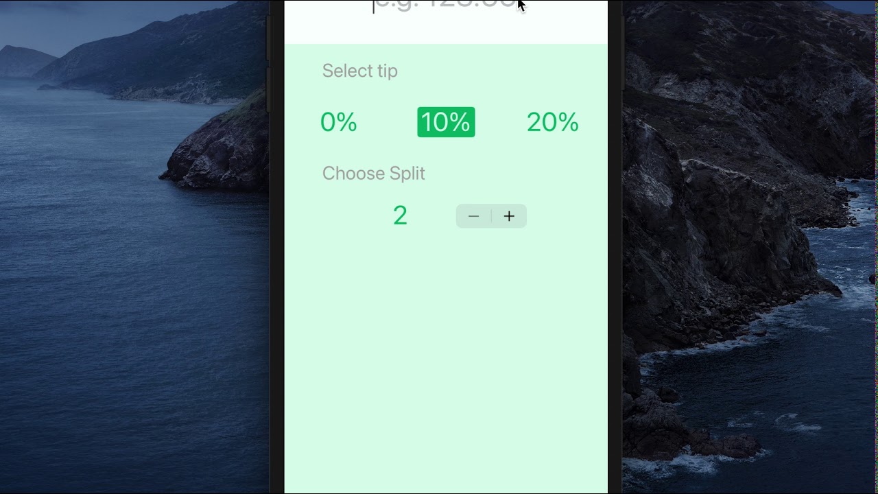 Swift 5: Tip Calculator