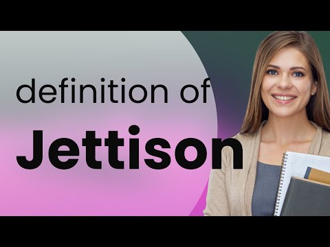 Jettison | JETTISON definition
