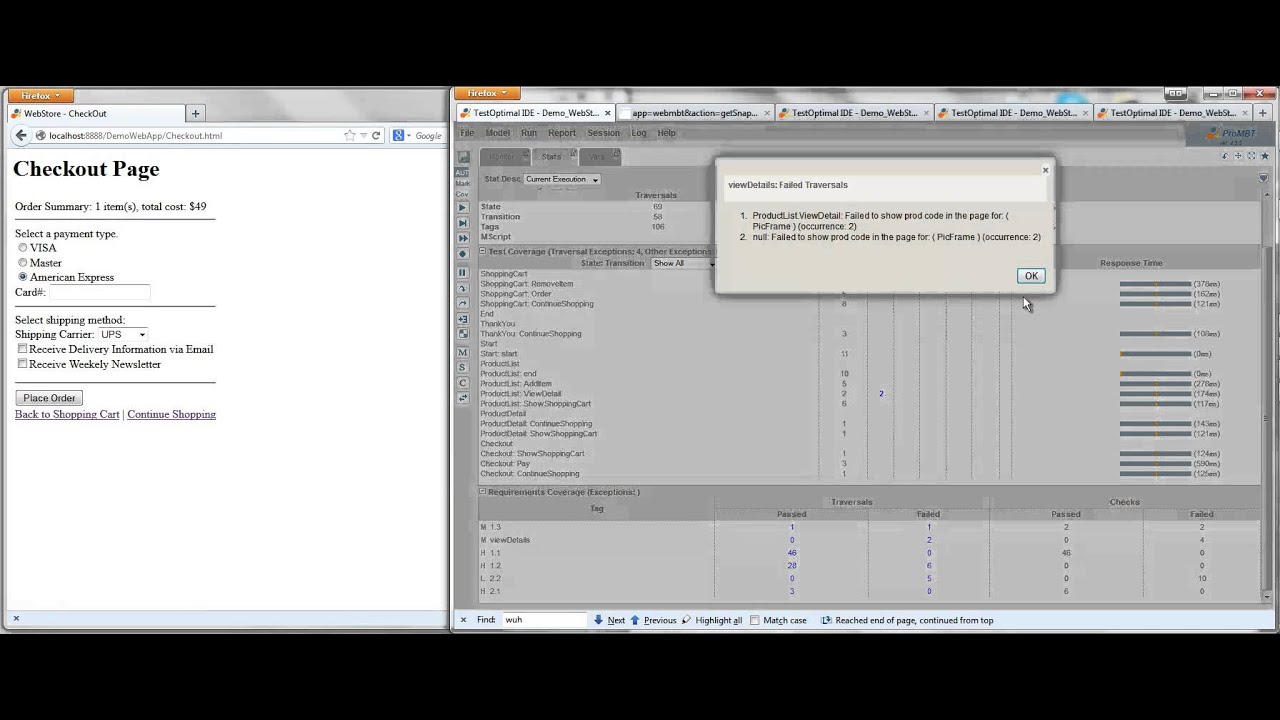 Model-Based Testing with TestOptimal