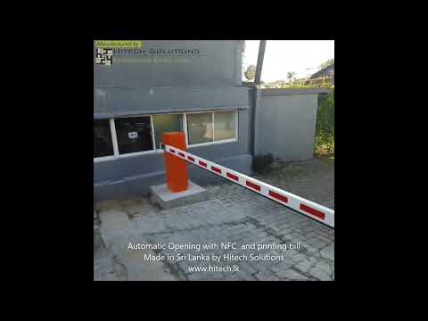 Barrier gate with POS wifi parking management system