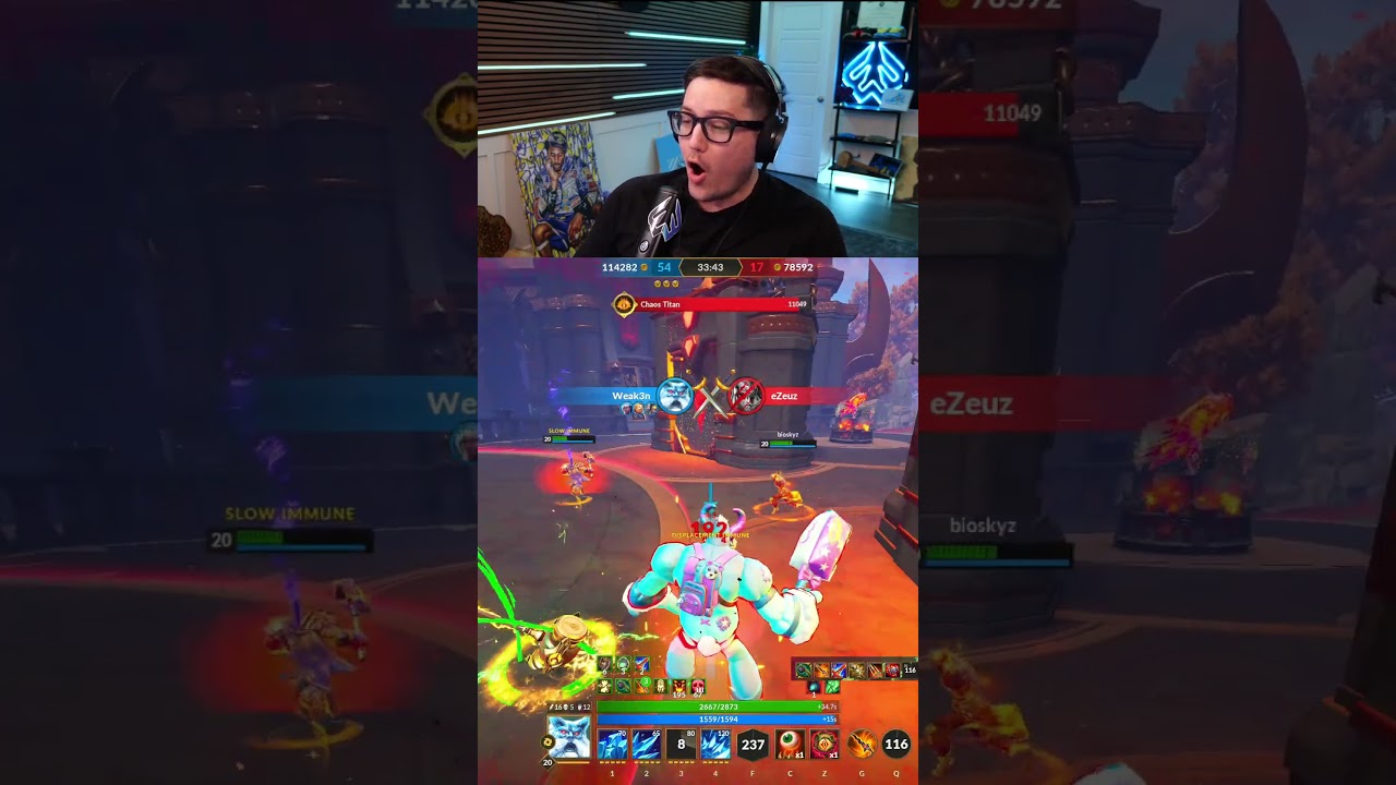 YMIR'S AUTOS CRIT FOR 2100 DAMAGE! #smite #smite2