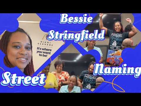 P.2 Bessie Stringfield Street Renaming in Miami Gardens #officiallysnapped #sunshineD.I.M.E’s #miami