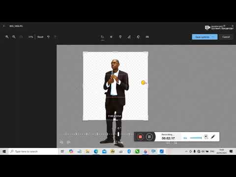 Removing Pictures background using Photo App
