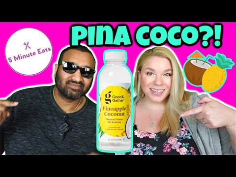 Good & Gather Pineapple Coconut Flavored Water Review
