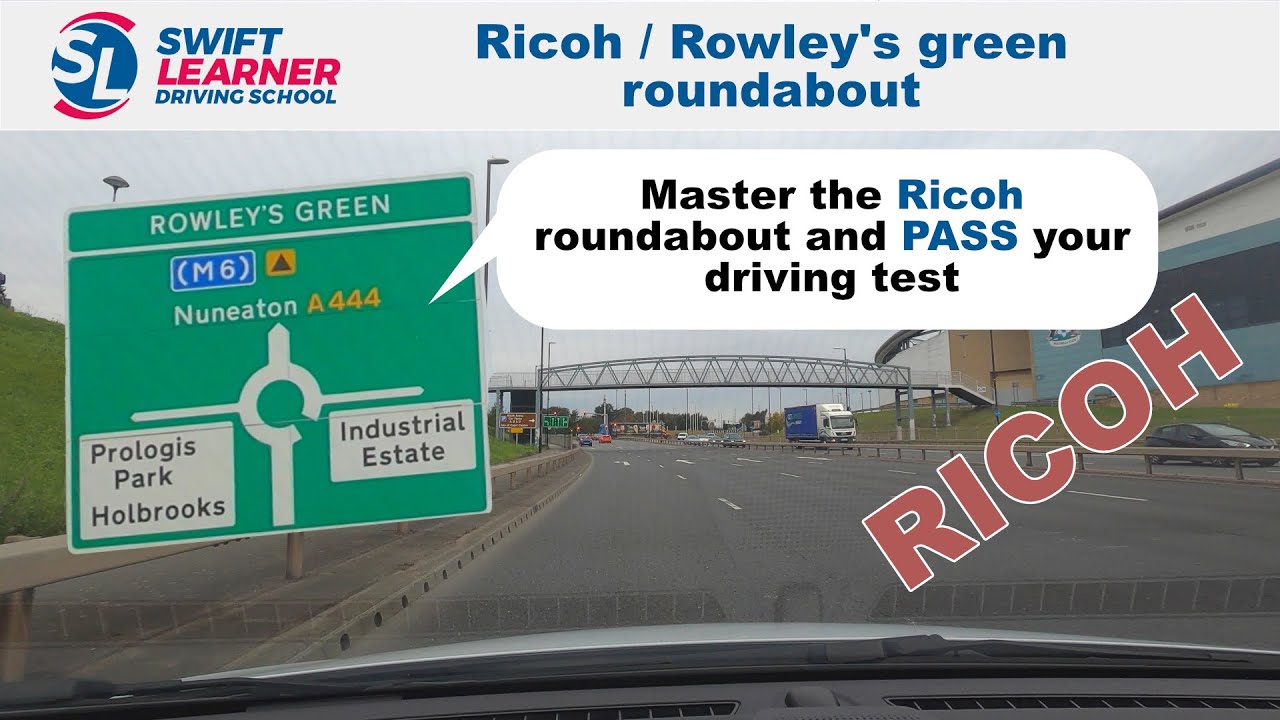 Ricoh roundabout - Coventry Driving Test Route