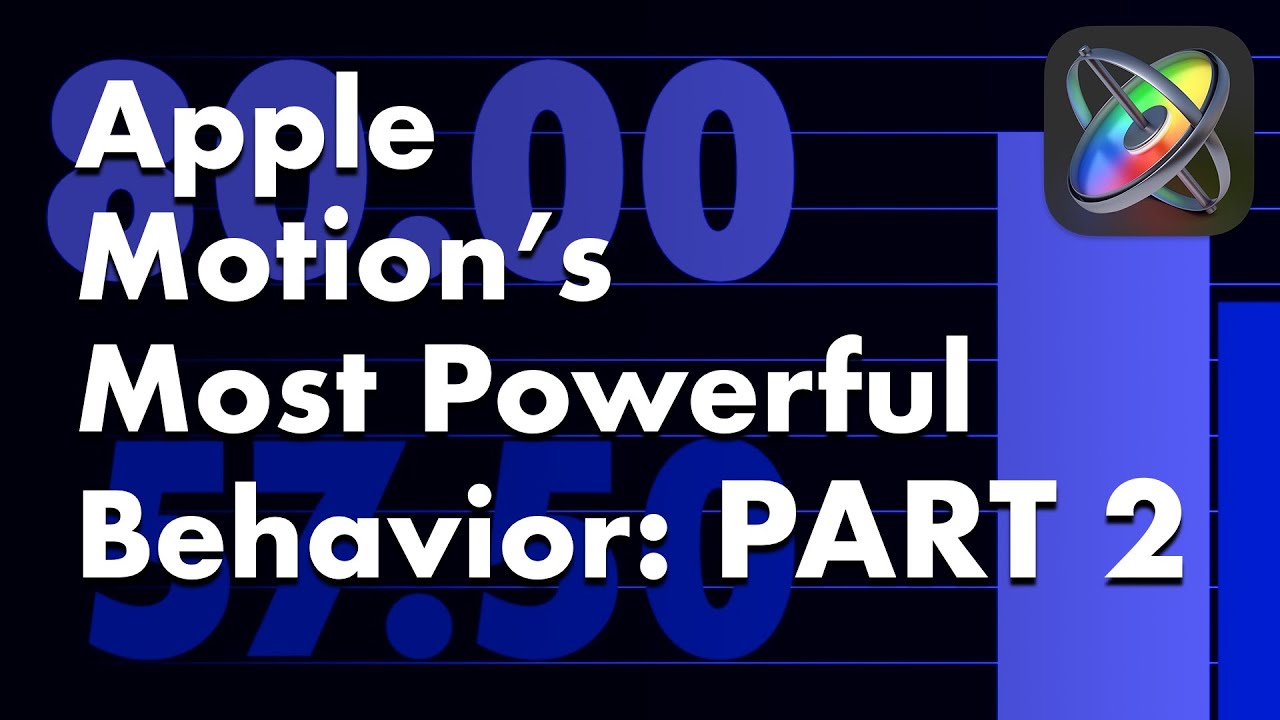 Apple Motion's Most Powerful Behavior: Part Two