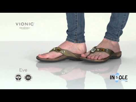 Vionic Orthaheel Eve Orthotic Sandals for Women @TheInsoleStore.com