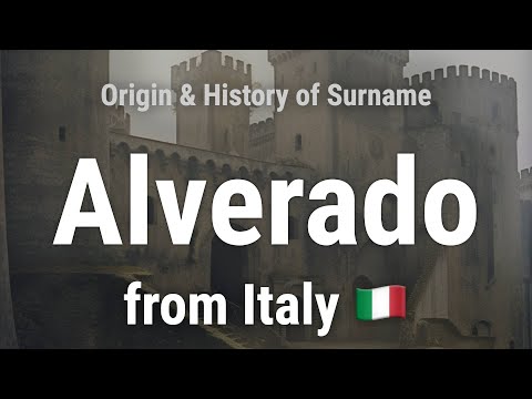 Alverado from Italy 🇮🇹 - Meaning, Origin, History & Migration Routes of Surname