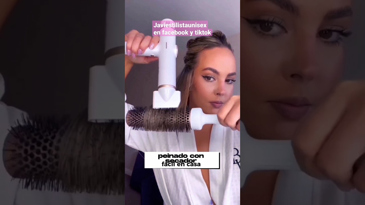 How to blow dry/how to blow dry at home #hair #hairdressing #hairstyles #brushing #hair