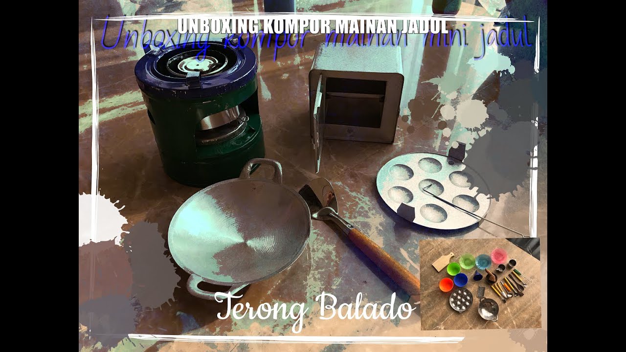Unboxing mainan kompor minyak tanah jadul Indonesia