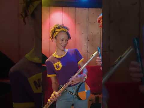 Blippi and Meekah Learn To Play the Flute #Shorts #Blippi #BlippiWonders #MoonbugKids #Meekah