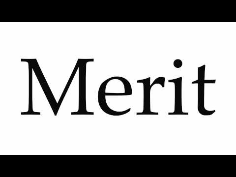 How to Pronounce Merit