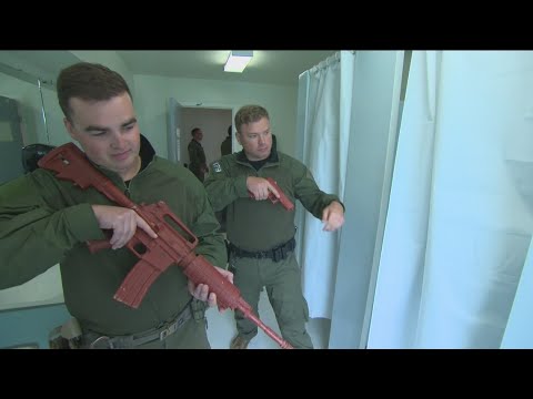 Caldwell Police Department SWAT team training