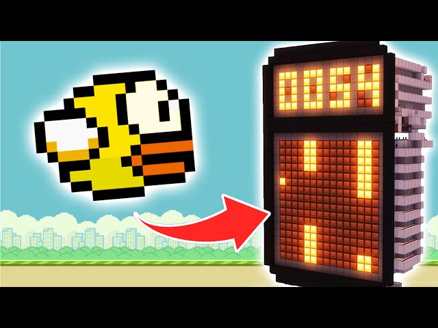 Flappy Bird Minecraft Map