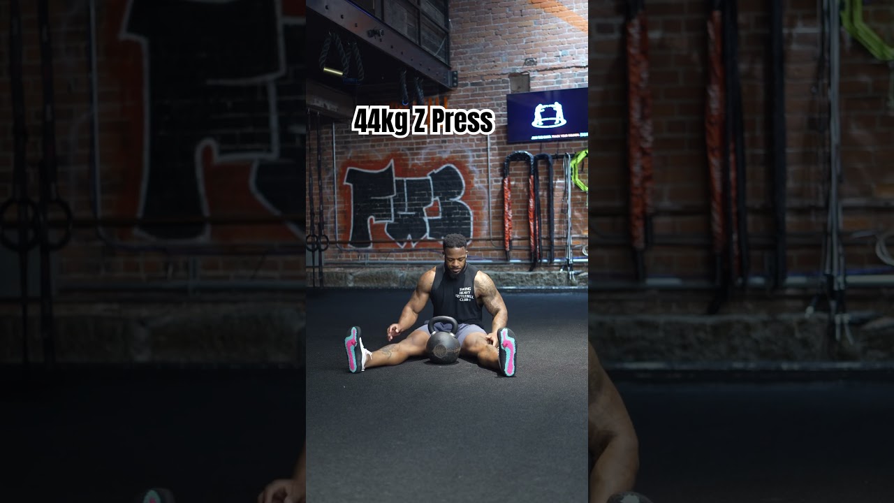 Kettlebell Z Press … shoulders strength training