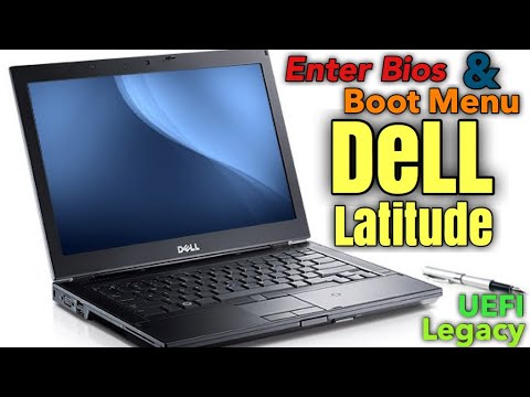 Enter Bios Setup On Dell Latitude, Legacy And UEFI Boot Mode