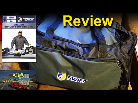 Review: Swift Driver Qualification Bag 2.0 || Driver Starter Kit || KILR Awesome Trucking w10b1