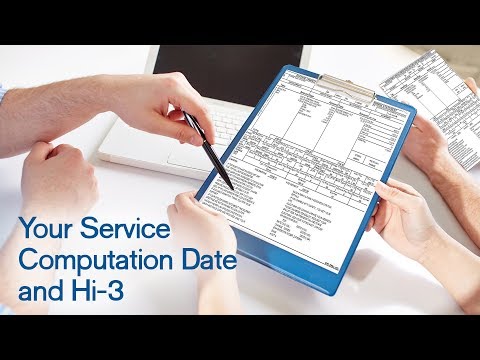 Understanding Your Service Computation Date & Hi-3 for Federal Retirement