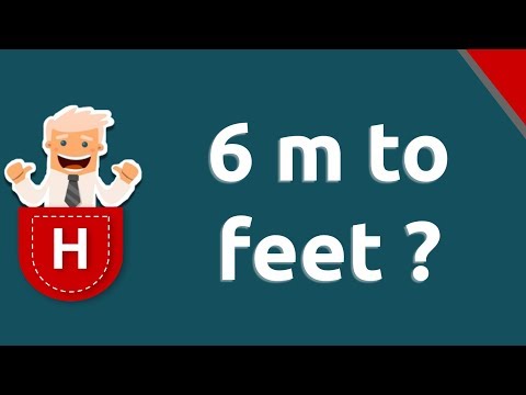 6 m to feet
