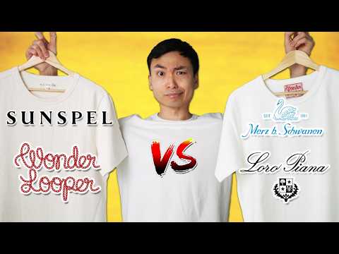 Which T-Shirt Is Best? (Sunspel vs Wonder Looper vs Merz B. Schwanen)