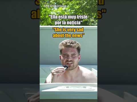 How to Say "Sad" in Spanish? | SPA-nish Lesson #sad #triste
