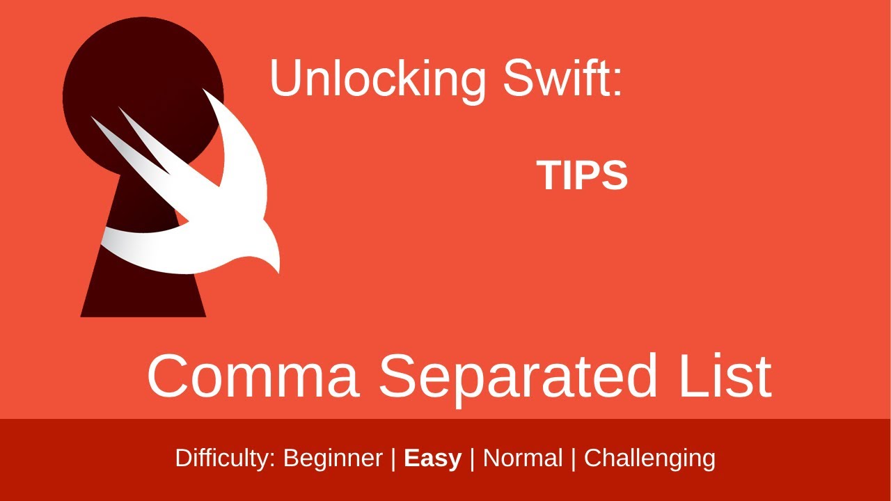 Get a Comma Separated List From A Swift Array
