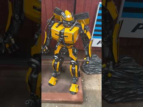 Transformer folk art statues
