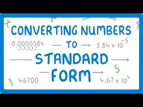 How to Convert Number into Standard Form (Part 2/4)