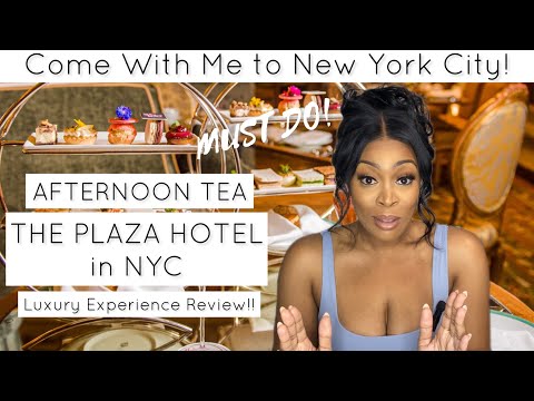 TEA AT THE PLAZA HOTEL | BEST 5-STAR TEA IN NYC? + CRISTAL CHAMPAGNE 🥂 | EZINNEIHENACHORMD