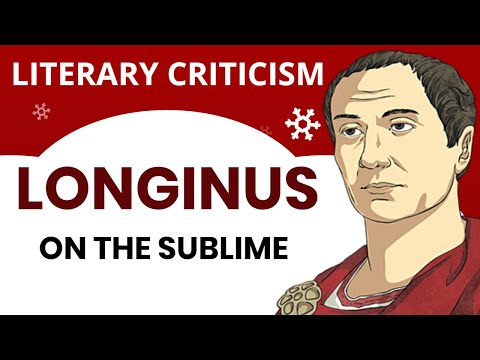 Longinus On The Sublime Video Lecture - UGC NET