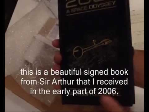 2001 A SPACE ODYSSEY EASTON LEATHER SIGNED & BOOKPLATE
