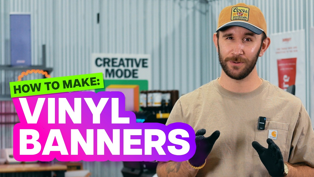HOW TO MAKE VINYL BANNERS + The Tools Needed