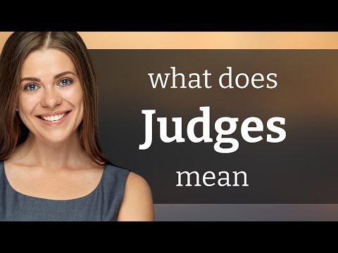 Judges — what is JUDGES definition