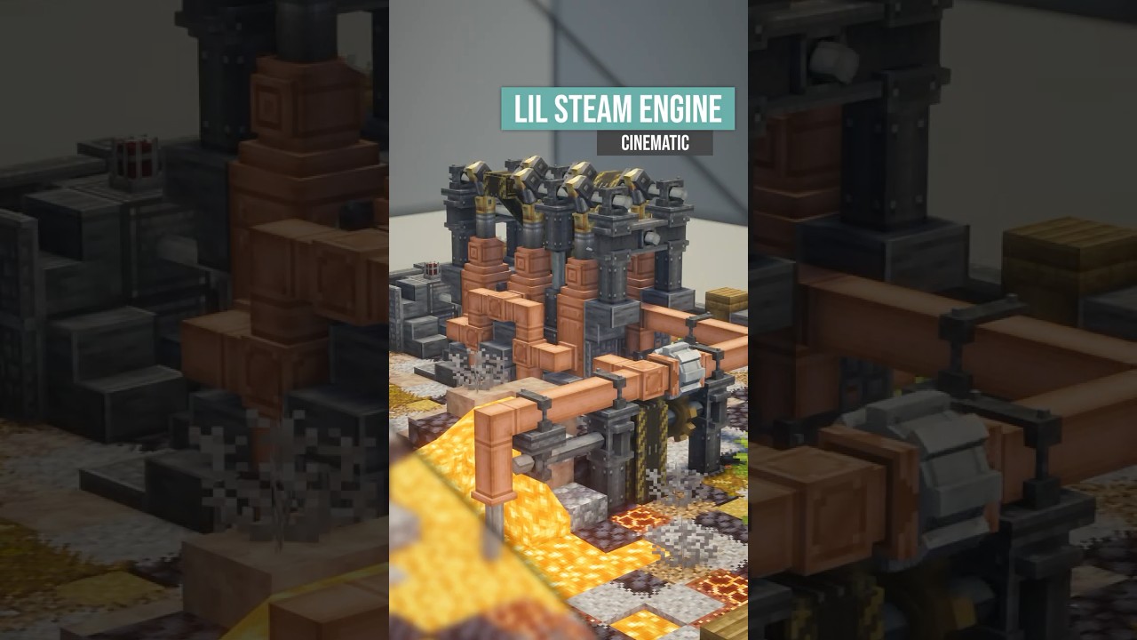 The Cleanest Steam Engine in Create Mod