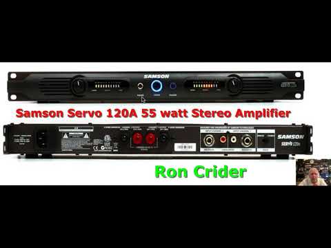 SAMSON SERVO 120A Rackmount 2 Space Studio Monitor Power | Reverb