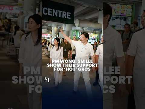 PM Wong, SM Lee show their support for ‘hot’ GRCS | GE2025