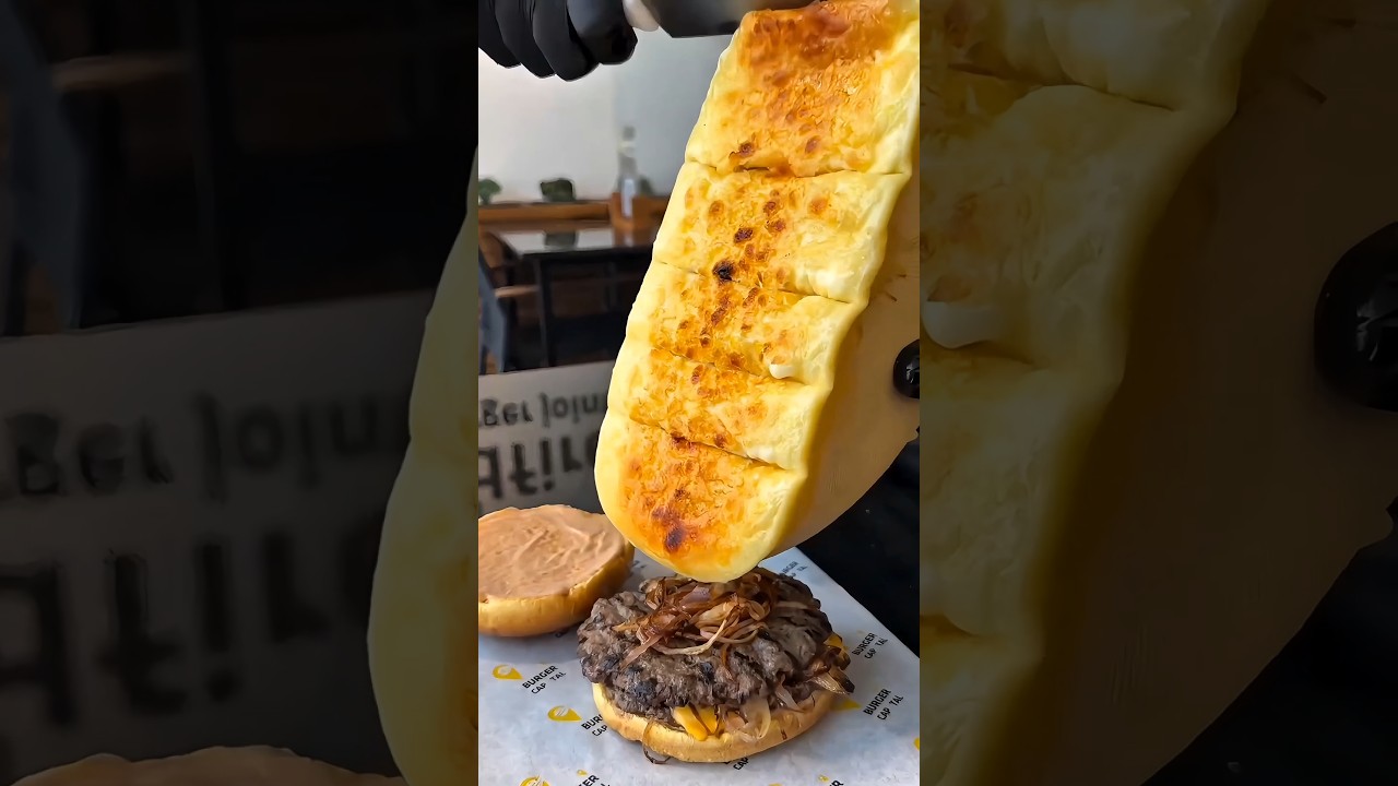 Simple Burger Cheese                                        #burger #cheeseburger #recipe