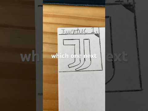 Juventus logo #drawing #viral #blowup