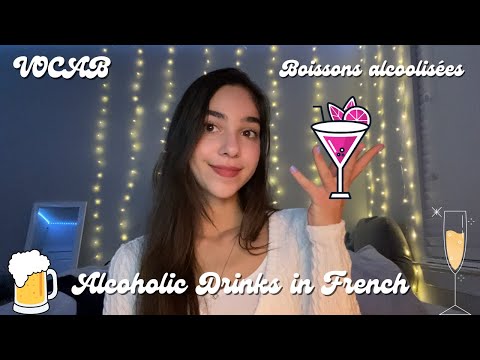 How to order alcoholic beverages + vocabulary in French!
