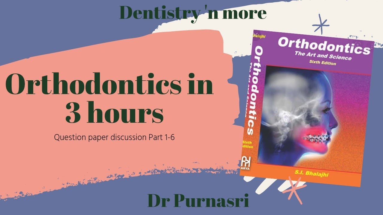 ORTHODONTIC QUESTION PAPER DISCUSSION, PART 1-6