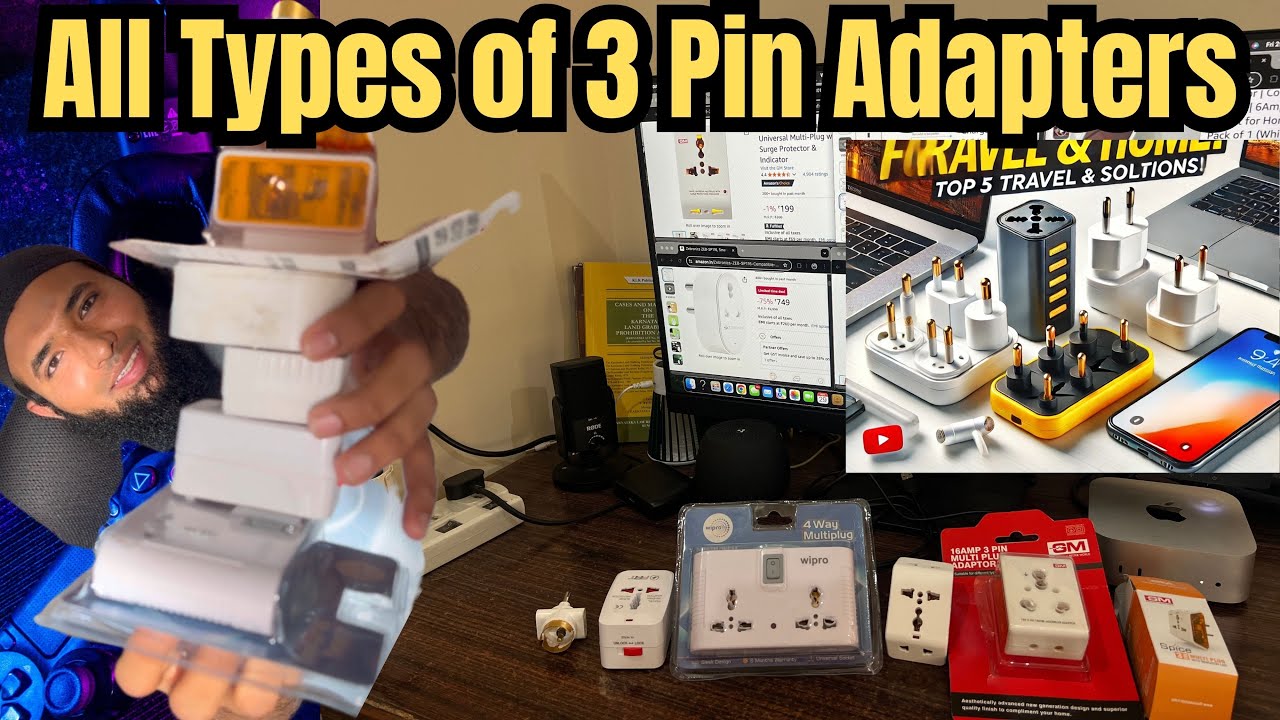 Top 5 Travel-Friendly Multi-Plug Adapters | Wipro, GM Universal Smart Adapters Review 2 3 Pin Socket