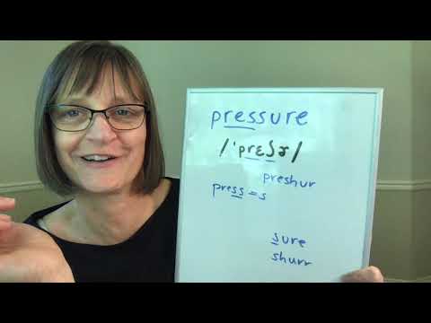 How to Pronounce Pressure (Free American Accent Training from SpeechModification.com)