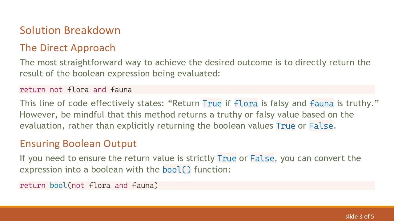 A Simple One-Liner Solution for Boolean Logic in Python