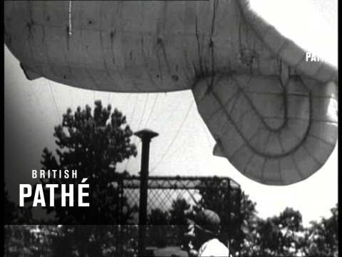 Us Troops Run In, Raise Barrage Balloons (1940-1949)