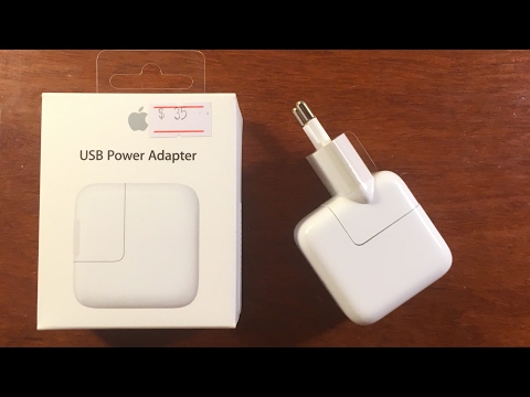 Apple iPad adapter unboxing