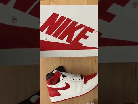 Air Jordan 1 Retro High OG Heritage Unboxing