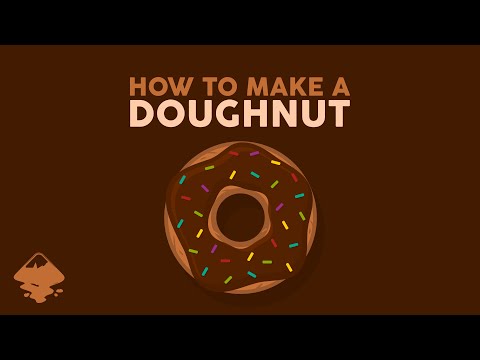 Making a Simple Doughnut | Inkscape Tutorial