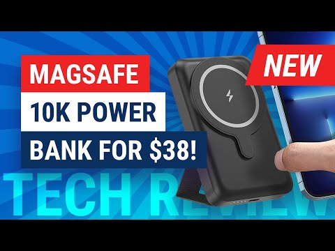 Cheap 10,000 mAh MagSafe Battery Pack for $38! | CAVN Power Bank with Kickstand Review